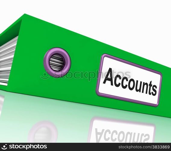 Accounts File Shows Accounting Profit And Expenses. Accounts File ...