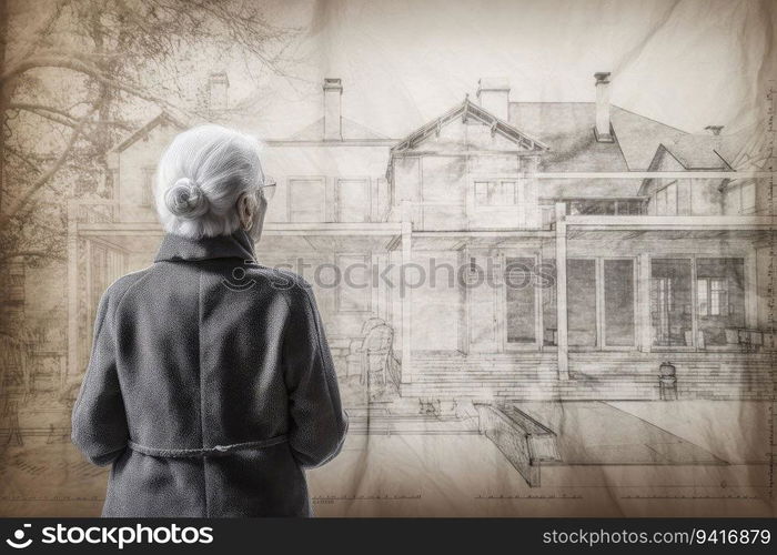 Architect house plan old woman. Idea floor. Generate AI. Architect ... Architect house plan old woman. Idea floor. Generate AI. Architect ...