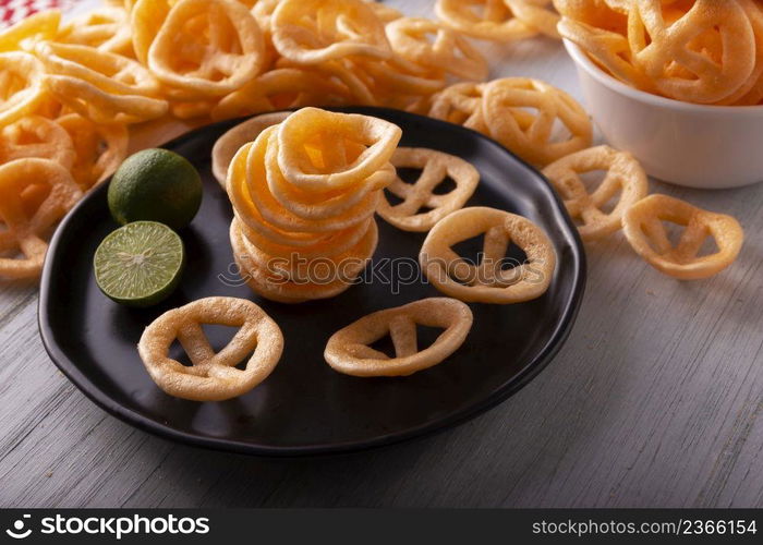 Chicharrones de Harina. Also known as duros, duritos, Mexican wagon ...