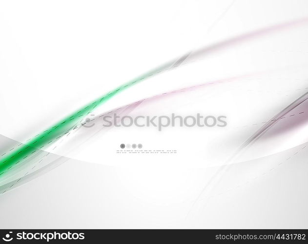 Futuristic green color in wave template. Futuristic green color in wave ...