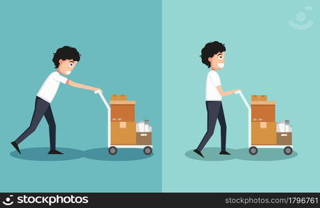 Best and worst positions for standing illustration.vector — Stockphotos.com