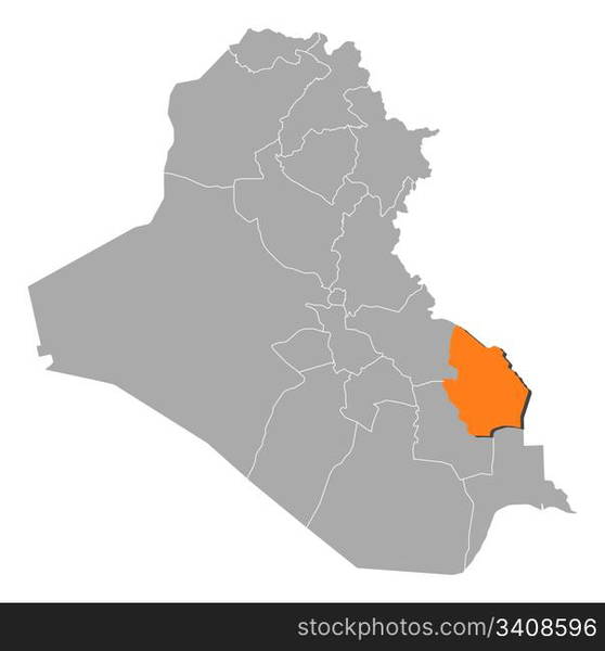 Map of Saudi Arabia, Tabuk highlighted. Political map of Saudi Arabia ...