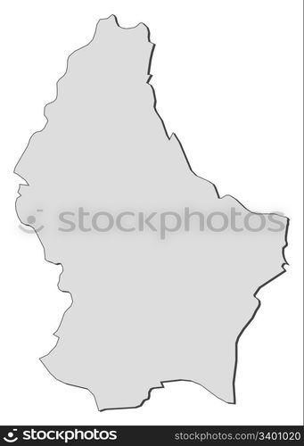 Map of Luxembourg. Political map of Luxembourg with the several ...