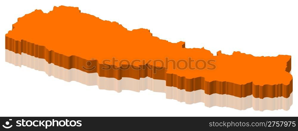 Map of Nepal. Political map of Nepal with the several zones ... Map of Nepal. Political map of Nepal with the several zones ...