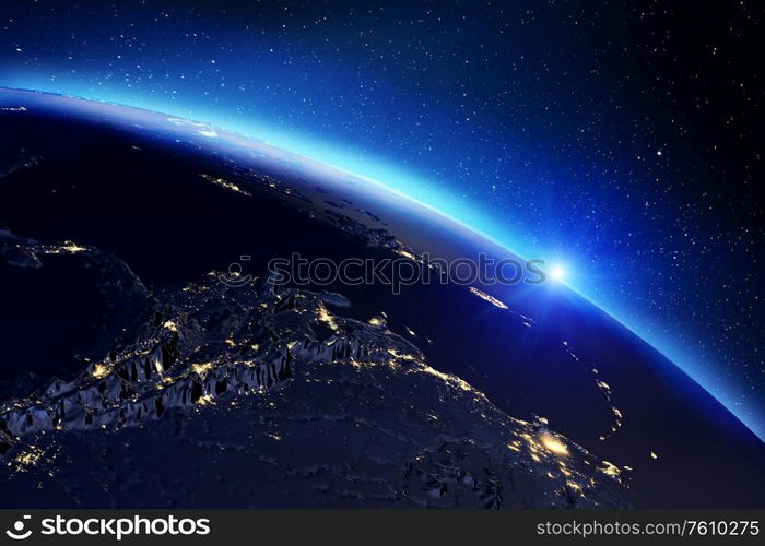 Planet Earth map. Elements of this image furnished by NASA. 3d ...