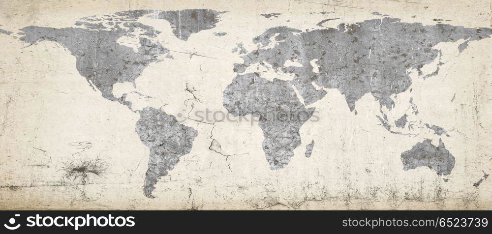 Planet Earth map. Scratches textures from my portfolio. Planet Earth ...